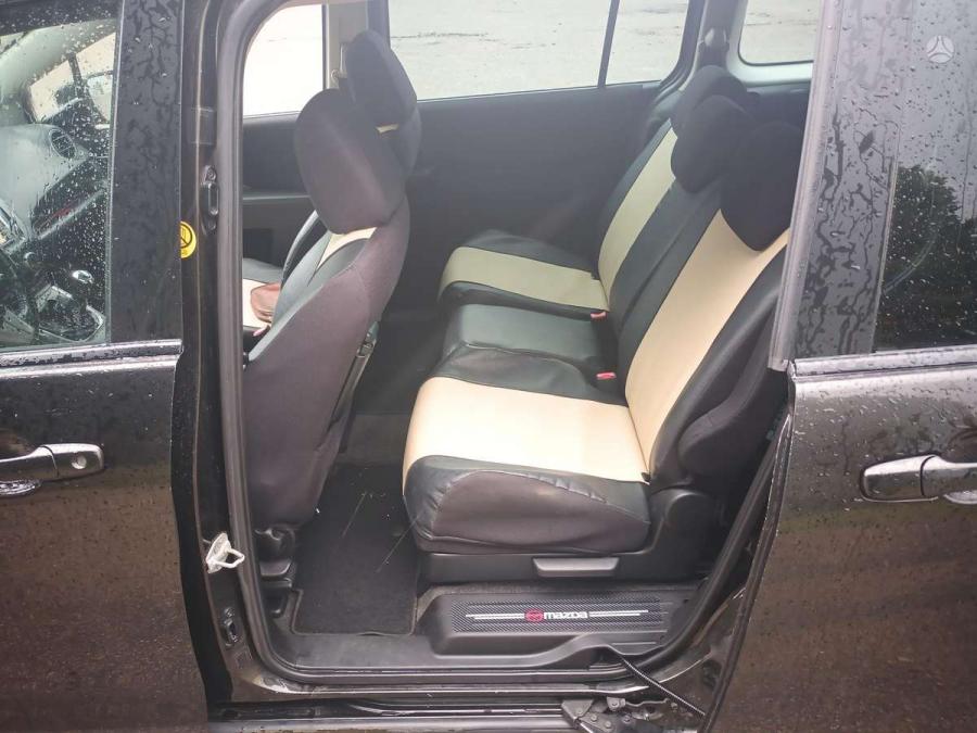 Black Mazda 5 2011 in Taurage, with an engine capacity of 1.60 L and mileage of 254 thousand km for 2900 €, photo 11 on AUTOMOTO.COM.LV