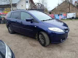 Синий Мазда 5 2006 в Резекне, объемом двигателя 2.00 л и пробегом 196 тыс. км за 2800 €, фото 4 на AUTOMOTO.COM.LV