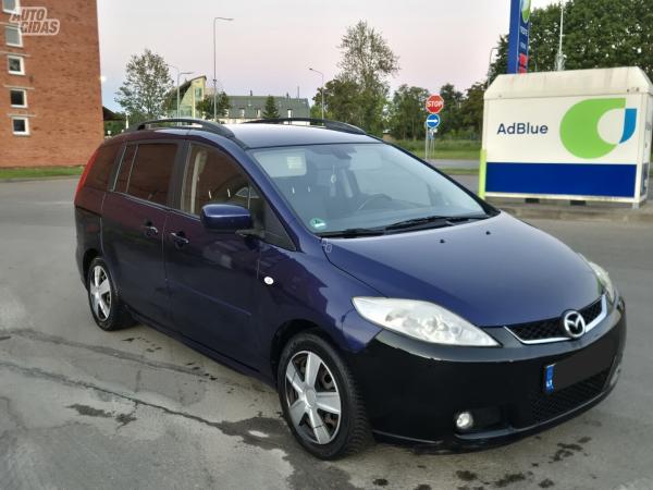 Blue Mazda 5 2006 in Siauliai, with an engine capacity of 2.00 L and mileage of 241 thousand km for 550 €, photo 2 on AUTOMOTO.COM.LV
