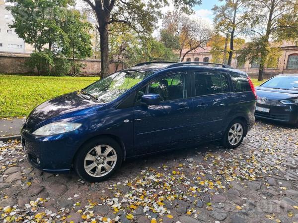 Blue Mazda 5 2007 in Riga, with an engine capacity of 2.00 L and mileage of 227 thousand km for 2200 €, photo 3 on AUTOMOTO.COM.LV