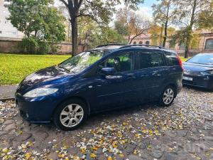 Blue Mazda 5 2007 in Riga, with an engine capacity of 2.00 L and mileage of 227 thousand km for 2200 €, photo 3 on AUTOMOTO.COM.LV