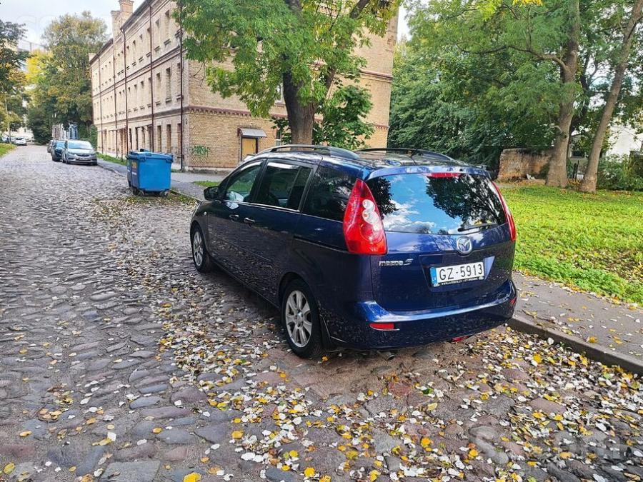 Blue Mazda 5 2007 in Riga, with an engine capacity of 2.00 L and mileage of 227 thousand km for 2200 €, photo 6 on AUTOMOTO.COM.LV