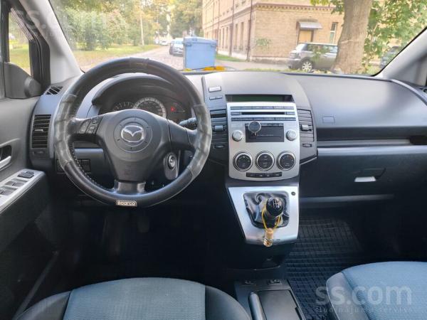 Blue Mazda 5 2007 in Riga, with an engine capacity of 2.00 L and mileage of 227 thousand km for 2200 €, photo 8 on AUTOMOTO.COM.LV