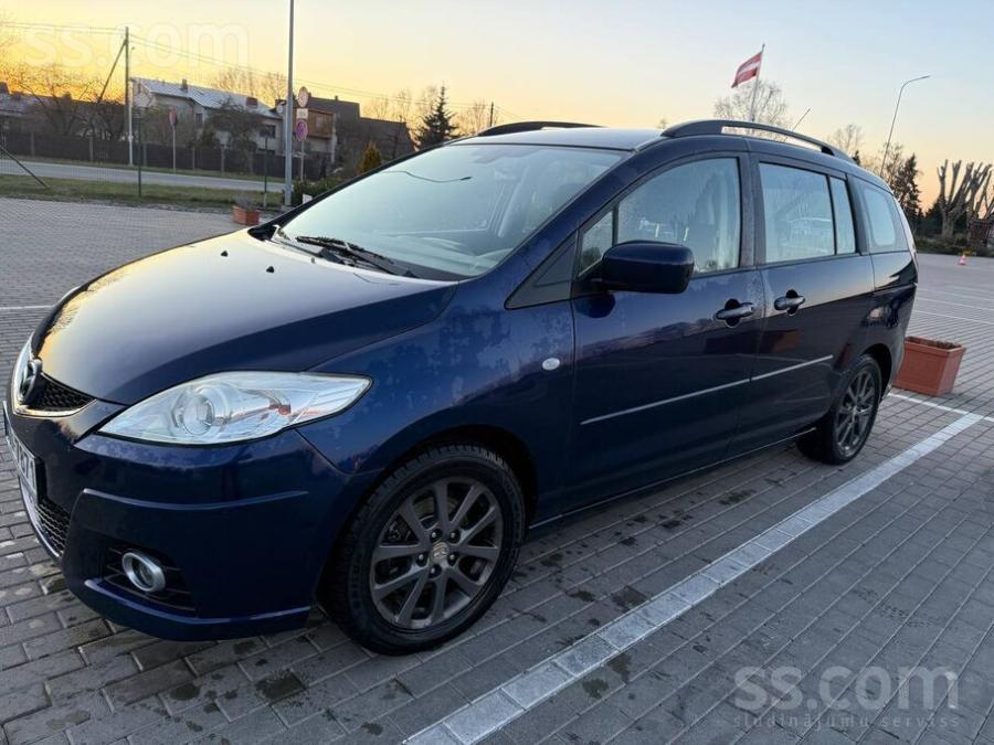 Синий Мазда 5 2008 в Рига, объемом двигателя 2.00 л и пробегом 220 тыс. км за 2500 €, фото 3 на AUTOMOTO.COM.LV