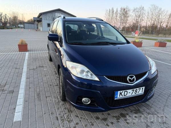 Blue Mazda 5 2008 in Riga, with an engine capacity of 2.00 L and mileage of 220 thousand km for 2500 €, photo 3 on AUTOMOTO.COM.LV