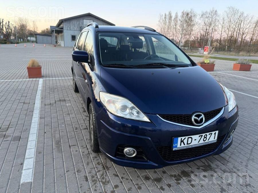 Синий Мазда 5 2008 в Рига, объемом двигателя 2.00 л и пробегом 220 тыс. км за 2500 €, фото 4 на AUTOMOTO.COM.LV