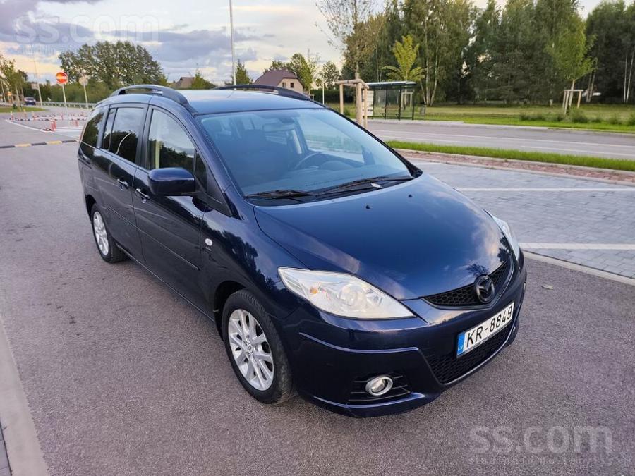 Синий Мазда 5 2008 в Рига, объемом двигателя 2.00 л и пробегом 242 тыс. км за 2150 €, фото 3 на AUTOMOTO.COM.LV