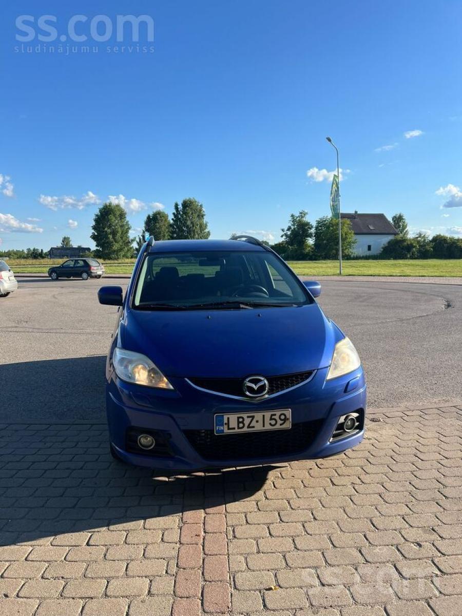 Blue Mazda 5 2009 in Riga, with an engine capacity of 1.80 L and mileage of 260 thousand km for 1400 €, photo 4 on AUTOMOTO.COM.LV