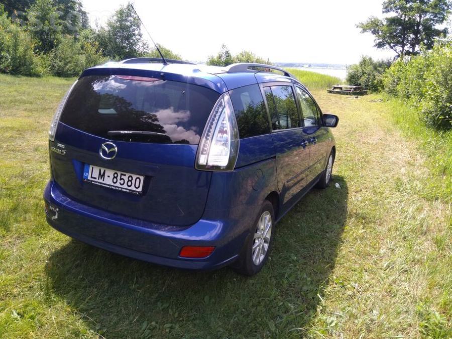 Zils Mazda 5 2009 Liepāja, ar dzinēja tilpumu 2.00 L un nobraukumu 293 tūkst. km par 600 €, foto 6 vietnē AUTOMOTO.COM.LV