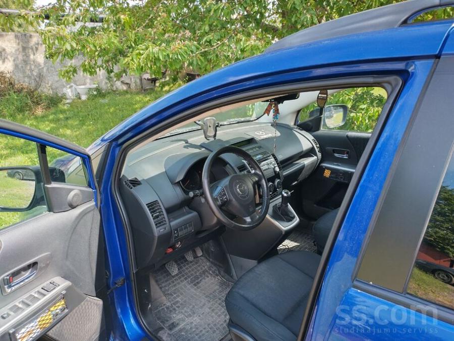 Zils Mazda 5 2009 Liepāja, ar dzinēja tilpumu 2.00 L un nobraukumu 293 tūkst. km par 600 €, foto 11 vietnē AUTOMOTO.COM.LV