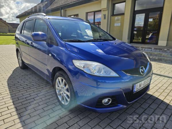 Mazda 5 2009 in Liepaja on AUTOMOTO.COM.LV Blue Mazda 5 2009 in Liepaja, with an engine capacity of 2.00 L and mileage of 294 thousand km for 1850 €, photo 4 on AUTOMOTO.COM.LV