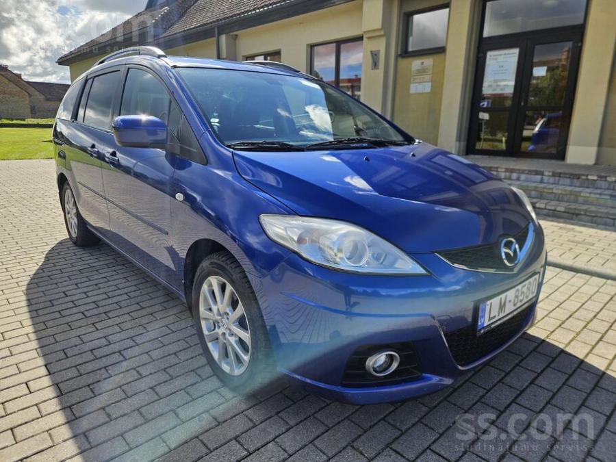 Blue Mazda 5 2009 in Liepaja, with an engine capacity of 2.00 L and mileage of 294 thousand km for 1850 €, photo 4 on AUTOMOTO.COM.LV