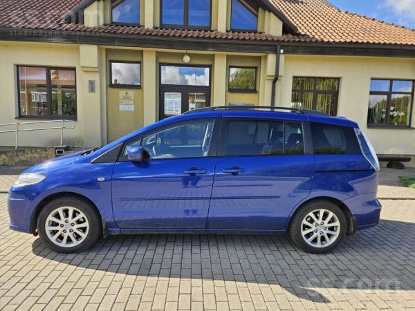 Mazda 5 2009 in Liepaja on AUTOMOTO.COM.LV Blue Mazda 5 2009 in Liepaja, with an engine capacity of 2.00 L and mileage of 294 thousand km for 1850 €, photo 5 on AUTOMOTO.COM.LV