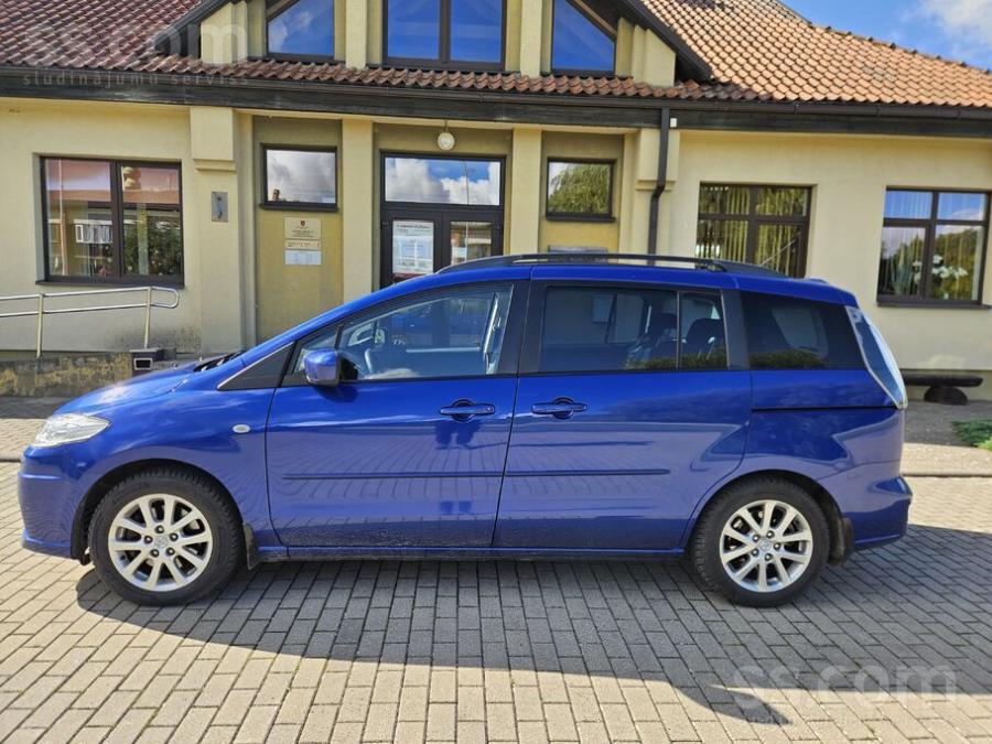 Blue Mazda 5 2009 in Liepaja, with an engine capacity of 2.00 L and mileage of 294 thousand km for 1850 €, photo 5 on AUTOMOTO.COM.LV