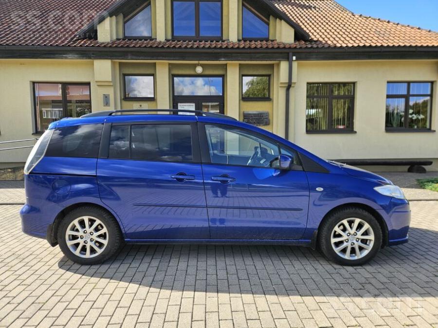 Blue Mazda 5 2009 in Liepaja, with an engine capacity of 2.00 L and mileage of 294 thousand km for 1850 €, photo 6 on AUTOMOTO.COM.LV