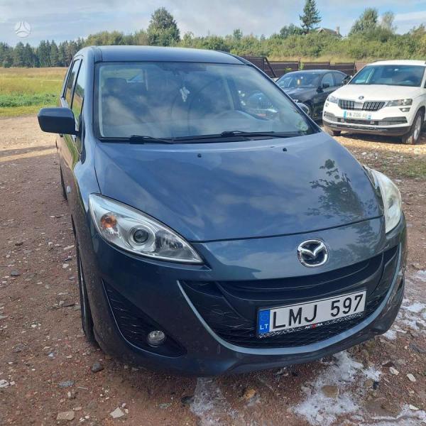 Blue Mazda 5 2011 in Vilnius, with an engine capacity of 2.00 L and mileage of 234 thousand km for 1950 €, photo 1 on AUTOMOTO.COM.LV