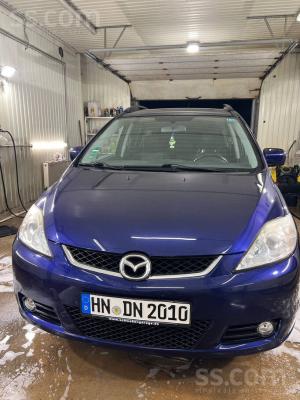 Zils Mazda 5 2006 Rīga, ar dzinēja tilpumu 2.00 L un nobraukumu 200 tūkst. km par 1200 €, foto  vietnē AUTOMOTO.COM.LV