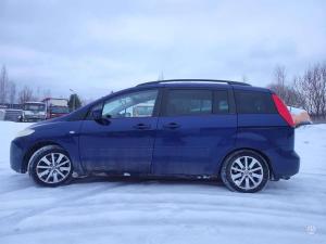 Blue Mazda 5 2007 in Jonava, with an engine capacity of 2.00 L and mileage of 345 thousand km for 500 €, photo 4 on AUTOMOTO.COM.LV