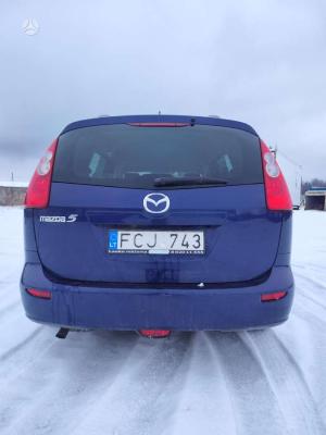 Blue Mazda 5 2007 in Jonava, with an engine capacity of 2.00 L and mileage of 345 thousand km for 500 €, photo 6 on AUTOMOTO.COM.LV