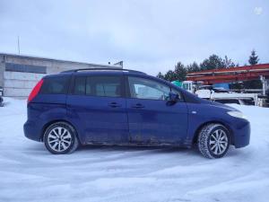 Blue Mazda 5 2007 in Jonava, with an engine capacity of 2.00 L and mileage of 345 thousand km for 500 €, photo 8 on AUTOMOTO.COM.LV