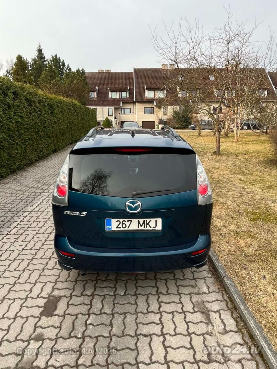 Zils Mazda 5 2007 Tartu, ar dzinēja tilpumu 2.00 L un nobraukumu 232 tūkst. km par 2995 €, foto 4 vietnē AUTOMOTO.COM.LV