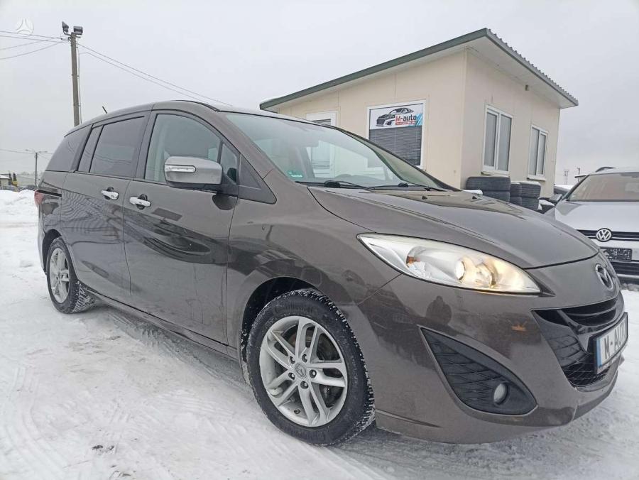 Brūns Mazda 5 2014 Viļņa, ar dzinēja tilpumu 1.56 L un nobraukumu 321 tūkst. km par 4950 €, foto 1 vietnē AUTOMOTO.COM.LV