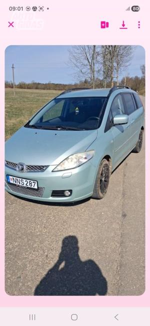 Zaļš Mazda 5 2008 Kauņa, ar dzinēja tilpumu 2.00 L un nobraukumu 265 tūkst. km par 1700 €, foto 16 vietnē AUTOMOTO.COM.LV