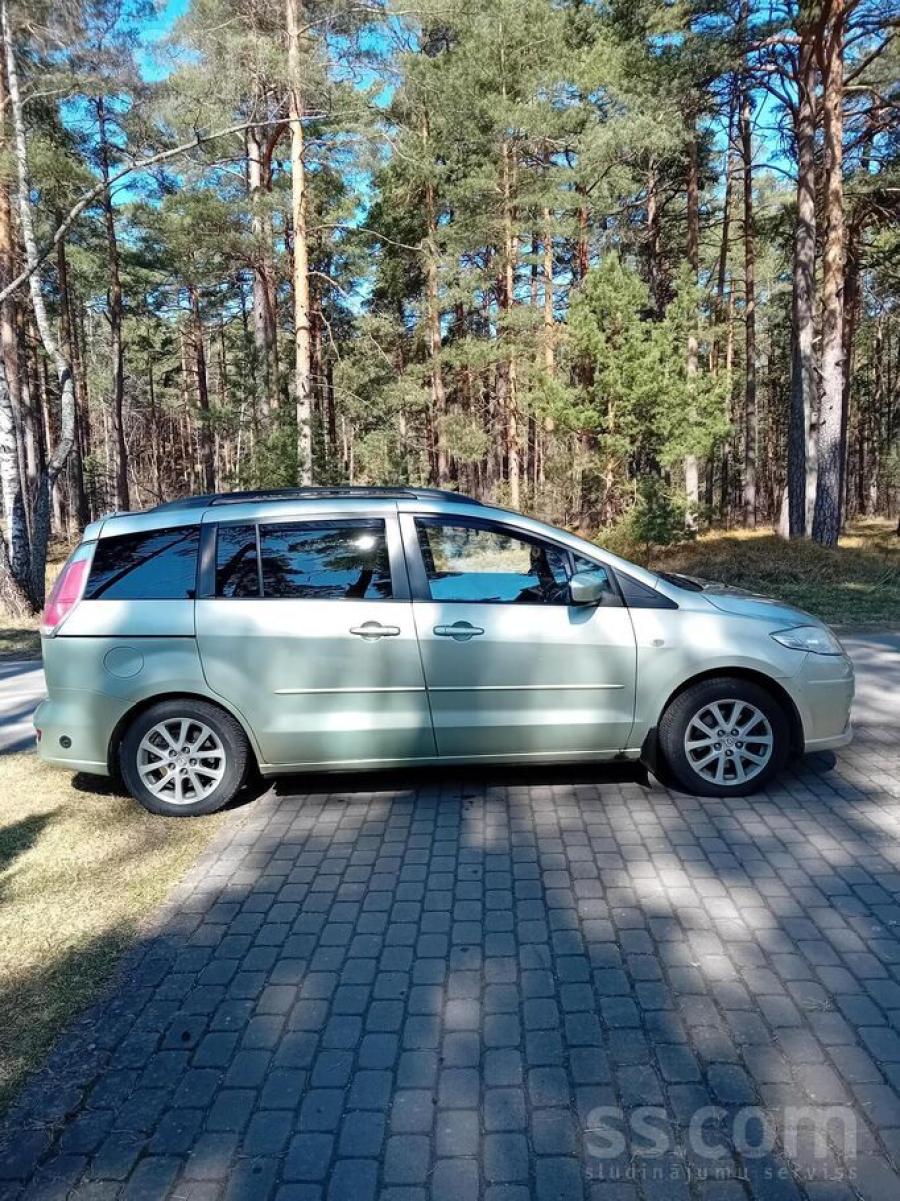 Zaļš Mazda 5 2008 Rīga, ar dzinēja tilpumu 2.00 L un nobraukumu 300 tūkst. km par 1800 €, foto 6 vietnē AUTOMOTO.COM.LV