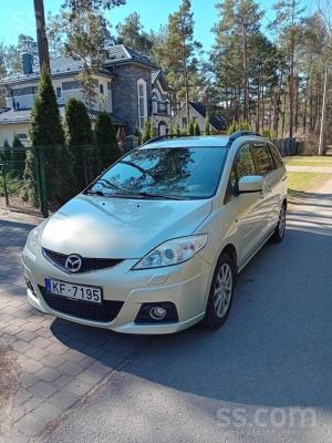 Green Mazda 5 2008 in Riga, with an engine capacity of 2.00 L and mileage of 300 thousand km for 1500 €, photo  on AUTOMOTO.COM.LV