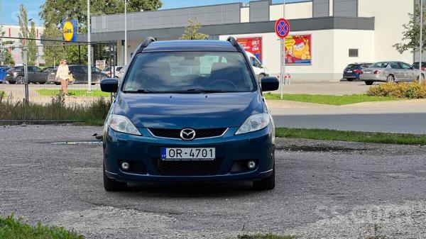 Green Mazda 5 2008 in Riga, with an engine capacity of 2.00 L and mileage of 339 thousand km for 2990 €, photo 1 on AUTOMOTO.COM.LV