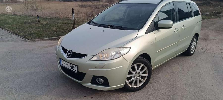 Зеленый Мазда 5 2008 в Алитус, объемом двигателя 2.00 л и пробегом 470 тыс. км за 1700 €, фото 3 на AUTOMOTO.COM.LV