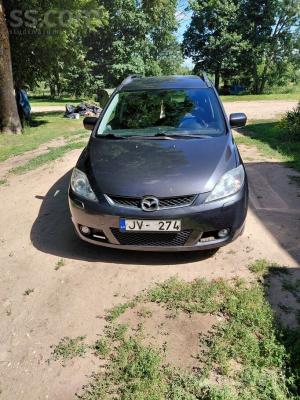 Pelēks Mazda 5 2006 Ventspils, ar dzinēja tilpumu 2.00 L un nobraukumu 291 tūkst. km par 1500 €, foto 1 vietnē AUTOMOTO.COM.LV