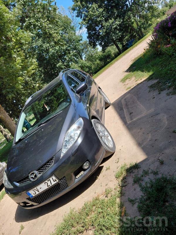 Grey Mazda 5 2006 in Ventspils, with an engine capacity of 2.00 L and mileage of 291 thousand km for 1500 €, photo 2 on AUTOMOTO.COM.LV