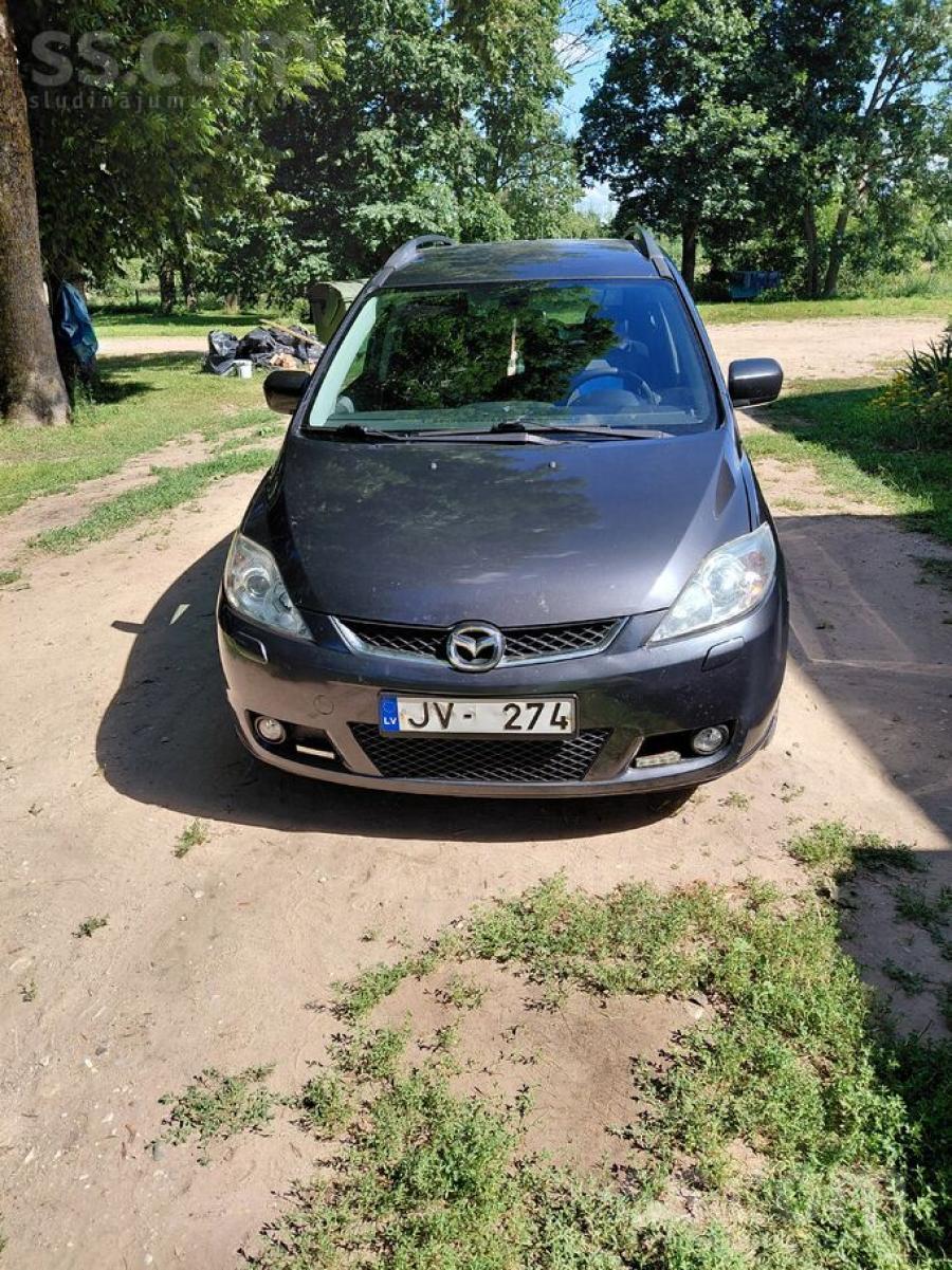 Серый Мазда 5 2006 в Вентспилс, объемом двигателя 2.00 л и пробегом 291 тыс. км за 1500 €, фото 1 на AUTOMOTO.COM.LV