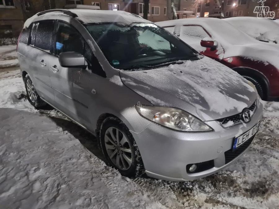 Pelēks Mazda 5 2008 Klaipėda, ar dzinēja tilpumu 2.00 L un nobraukumu 297 tūkst. km par 1550 €, foto 2 vietnē AUTOMOTO.COM.LV