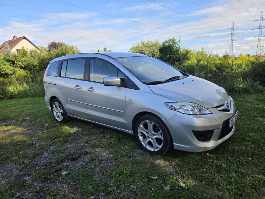 Pelēks Mazda 5 2009 Kauņa, ar dzinēja tilpumu 2.30 L un nobraukumu 105 tūkst. km par 2900 €, foto 4 vietnē AUTOMOTO.COM.LV