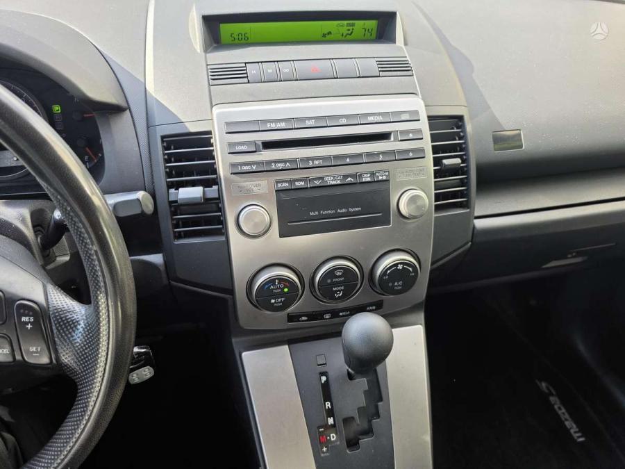 Pelēks Mazda 5 2009 Kauņa, ar dzinēja tilpumu 2.30 L un nobraukumu 105 tūkst. km par 2900 €, foto 13 vietnē AUTOMOTO.COM.LV