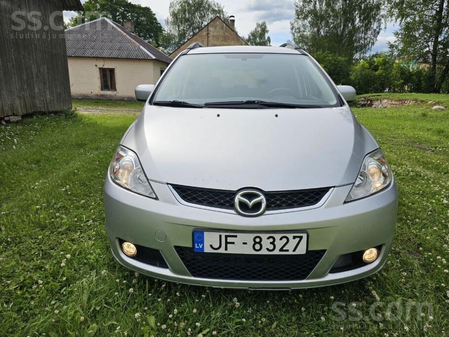Pelēks Mazda 5 2005 Alūksne, ar dzinēja tilpumu 2.00 L un nobraukumu 229 tūkst. km par 650 €, foto 2 vietnē AUTOMOTO.COM.LV