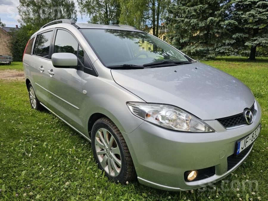 Pelēks Mazda 5 2005 Alūksne, ar dzinēja tilpumu 2.00 L un nobraukumu 229 tūkst. km par 650 €, foto 3 vietnē AUTOMOTO.COM.LV