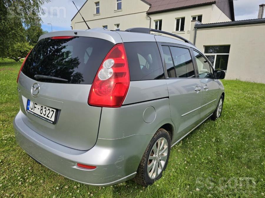 Pelēks Mazda 5 2005 Alūksne, ar dzinēja tilpumu 2.00 L un nobraukumu 229 tūkst. km par 650 €, foto 5 vietnē AUTOMOTO.COM.LV