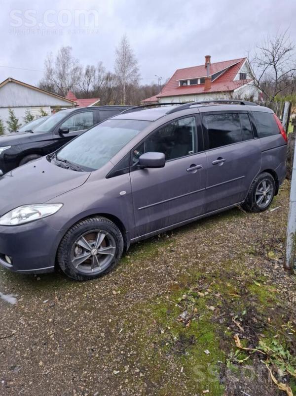 Pelēks Mazda 5 2006 Rēzekne, ar dzinēja tilpumu 2.00 L un nobraukumu 266 tūkst. km par 900 €, foto 1 vietnē AUTOMOTO.COM.LV