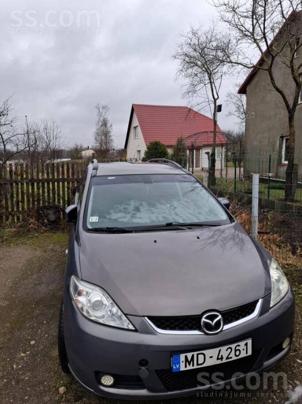 Pelēks Mazda 5 2006 Rēzekne, ar dzinēja tilpumu 2.00 L un nobraukumu 266 tūkst. km par 900 €, foto 2 vietnē AUTOMOTO.COM.LV