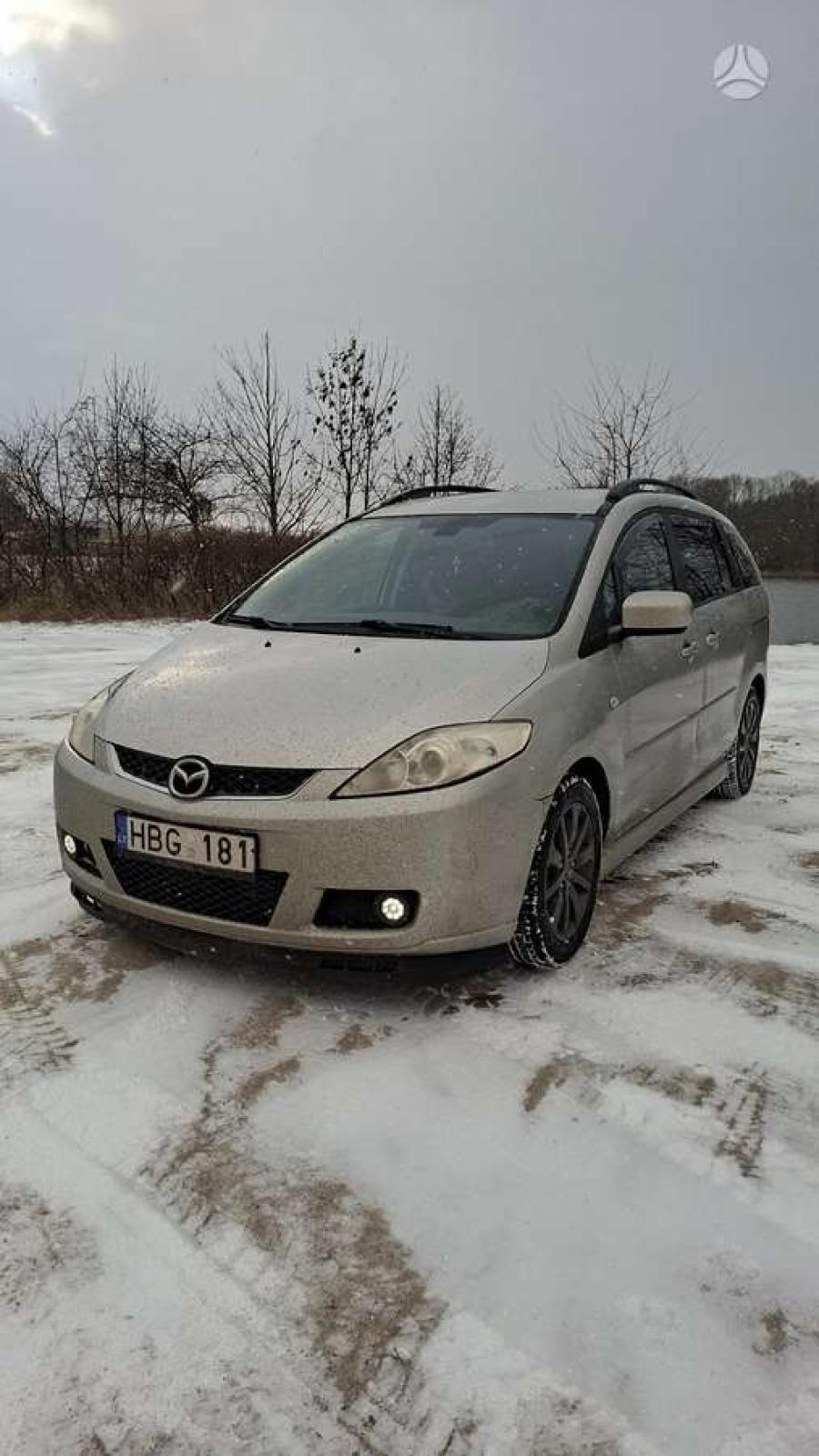 Pelēks Mazda 5 2006 Kauņa, ar dzinēja tilpumu 2.00 L un nobraukumu 317 tūkst. km par 1600 €, foto 1 vietnē AUTOMOTO.COM.LV