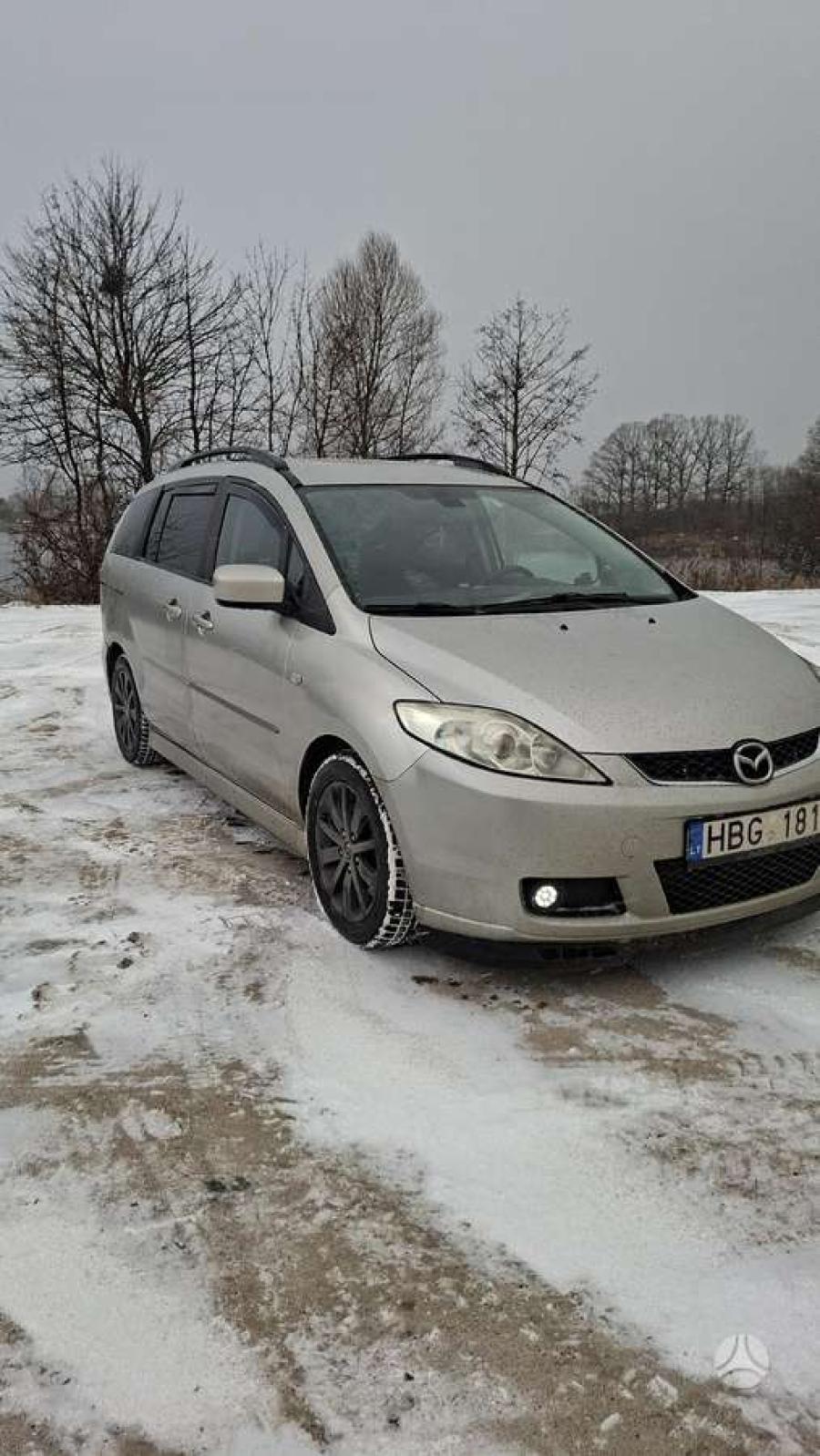 Pelēks Mazda 5 2006 Kauņa, ar dzinēja tilpumu 2.00 L un nobraukumu 317 tūkst. km par 1600 €, foto 2 vietnē AUTOMOTO.COM.LV