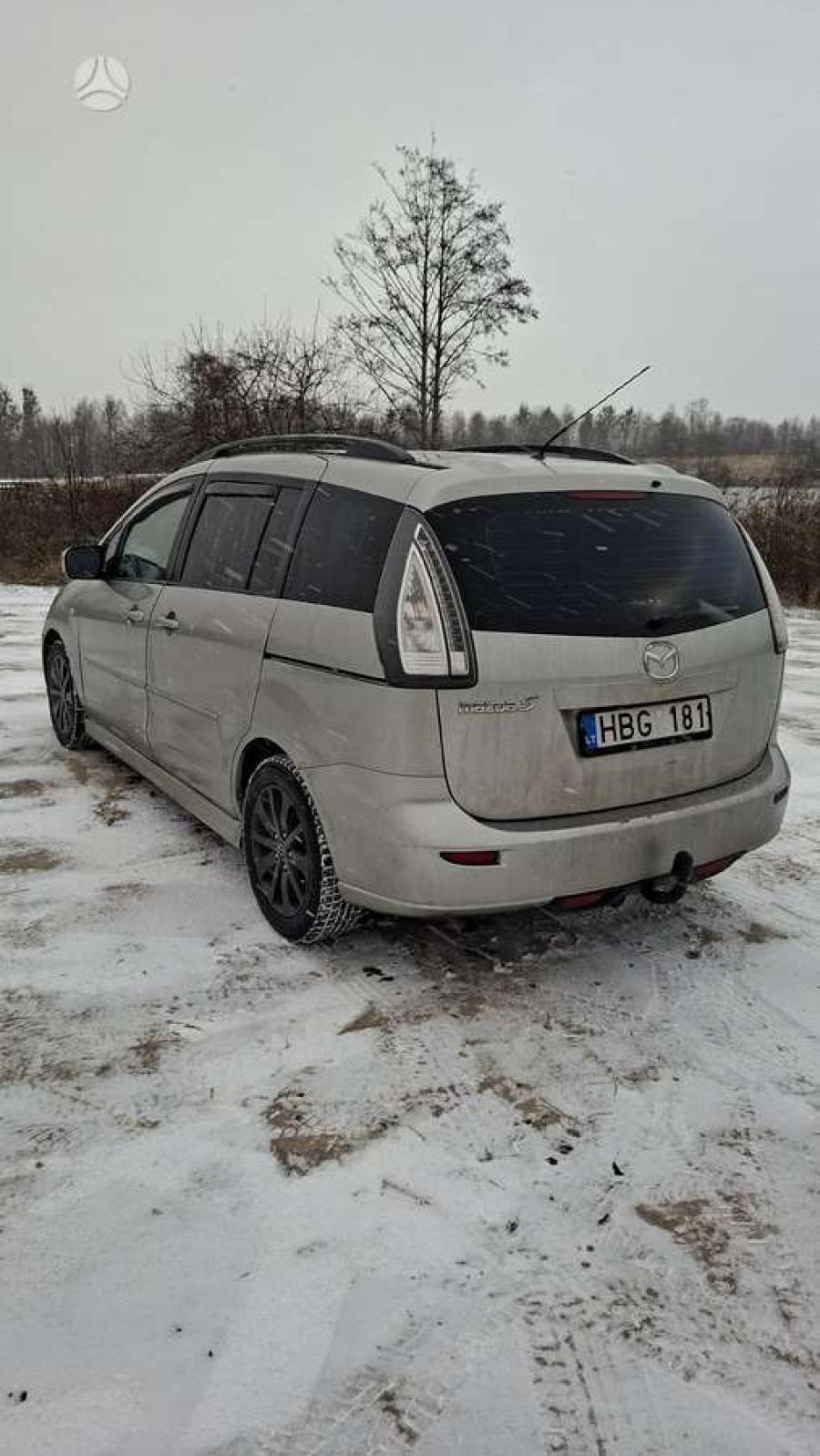 Pelēks Mazda 5 2006 Kauņa, ar dzinēja tilpumu 2.00 L un nobraukumu 317 tūkst. km par 1600 €, foto 3 vietnē AUTOMOTO.COM.LV