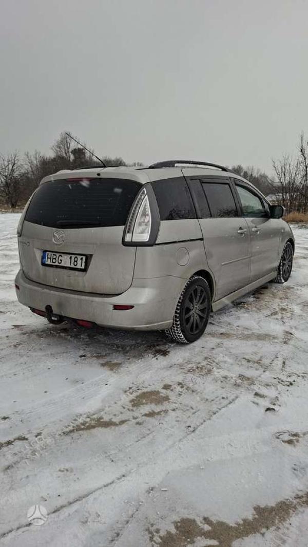 Pelēks Mazda 5 2006 Kauņa, ar dzinēja tilpumu 2.00 L un nobraukumu 317 tūkst. km par 1600 €, foto 4 vietnē AUTOMOTO.COM.LV