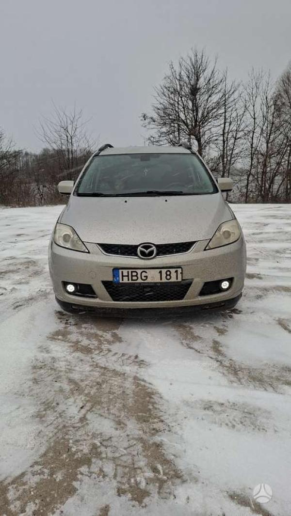Pelēks Mazda 5 2006 Kauņa, ar dzinēja tilpumu 2.00 L un nobraukumu 317 tūkst. km par 1600 €, foto 6 vietnē AUTOMOTO.COM.LV