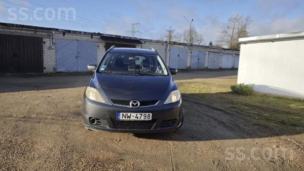 Pelēks Mazda 5 2006 Rīga, ar dzinēja tilpumu 2.00 L un nobraukumu 195 tūkst. km par 800 €, foto 2 vietnē AUTOMOTO.COM.LV