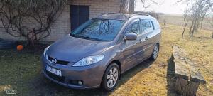Grey Mazda 5 2006 in Vilnius, with an engine capacity of 2.00 L and mileage of 300 thousand km for 750 €, photo  on AUTOMOTO.COM.LV