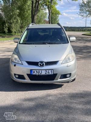 Grey Mazda 5 2006 in Vilnius, with an engine capacity of 2.00 L and mileage of 320 thousand km for 550 €, photo  on AUTOMOTO.COM.LV